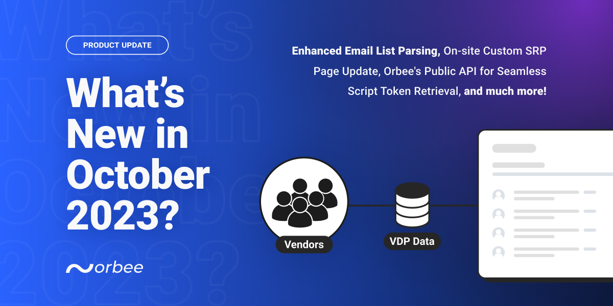 What's New in October 2023? On-site Custom SRP Update, Editable UTM ...