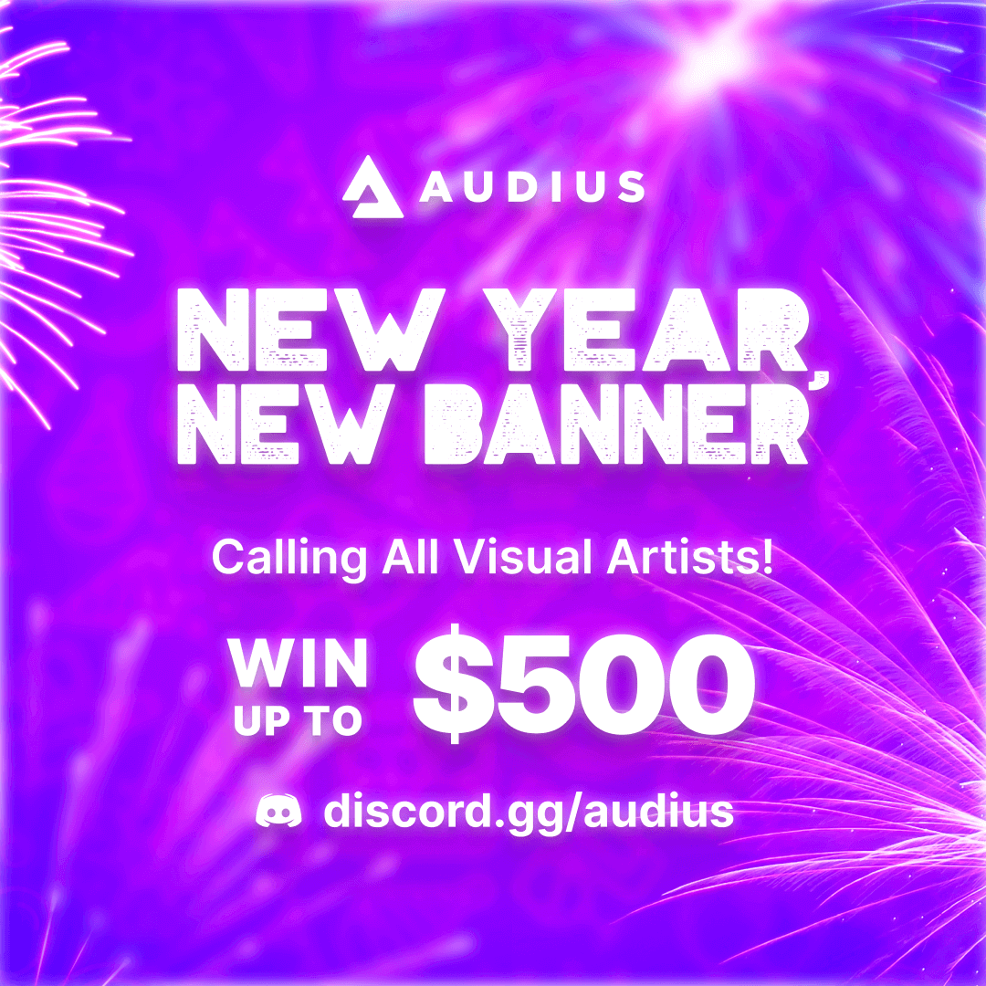 Discord Banner: Design Takeover Contest | Audius Events