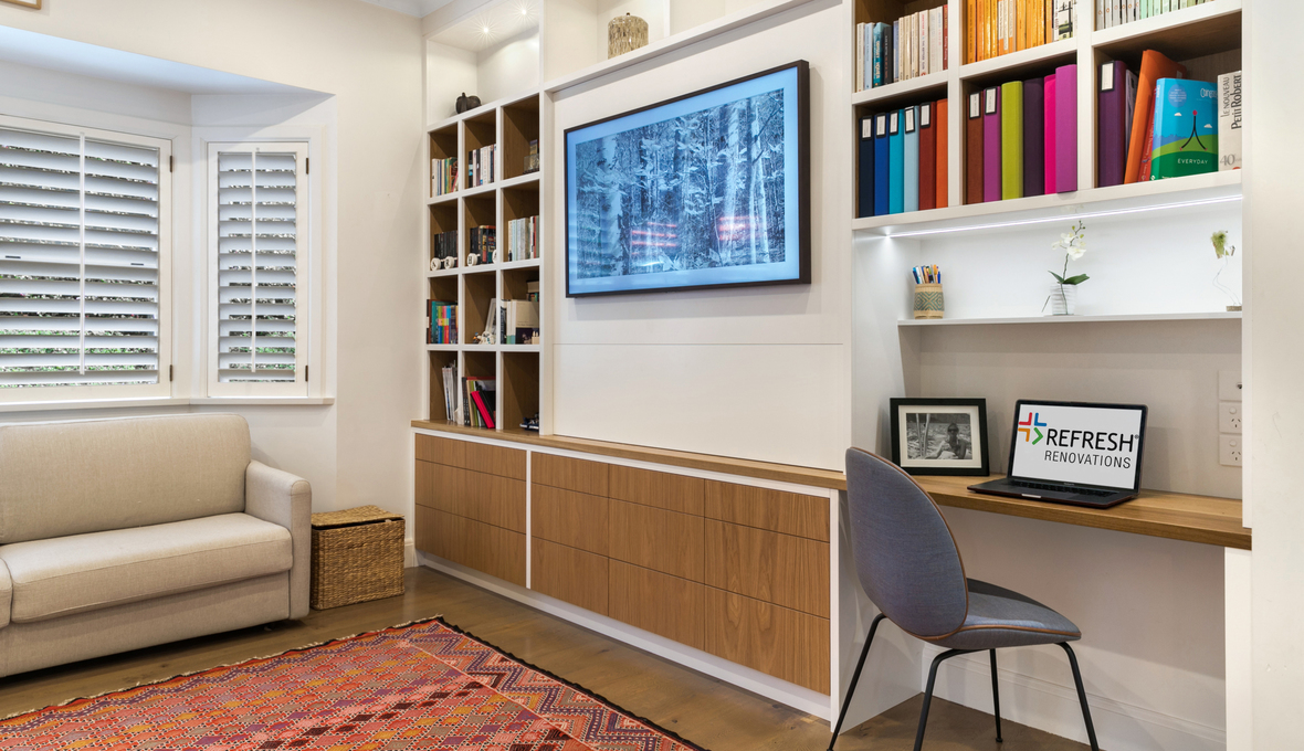 A light and bright home office + media room in Remuera | Project