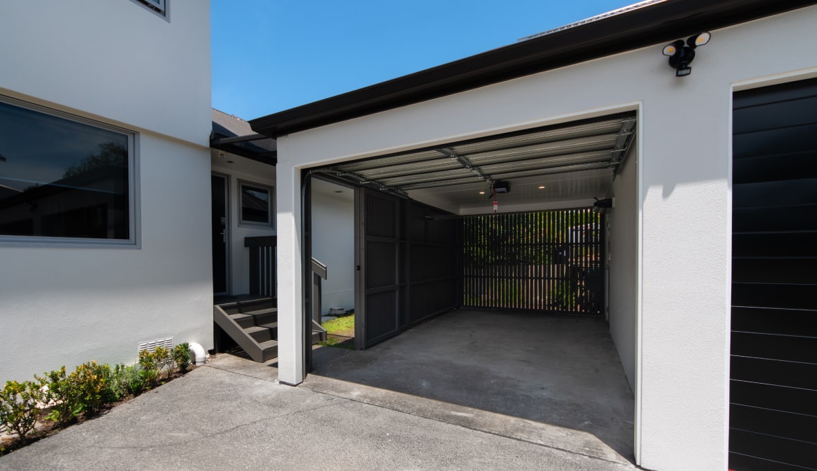A practical garage upgrade with added security features in South ...