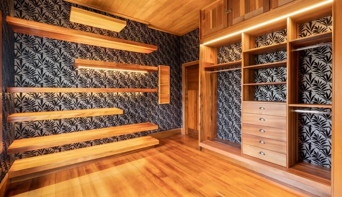 A fully-customised room design using recycled native timber in Feilding ...