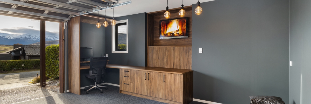 From Cold Garage to Cosy Home Office in Jack’s Point, Queenstown | Project