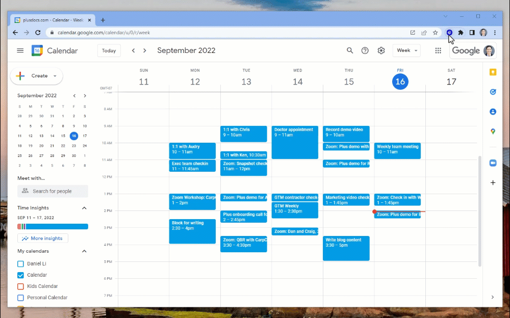 How to embed Google Calendar in Notion - Plus
