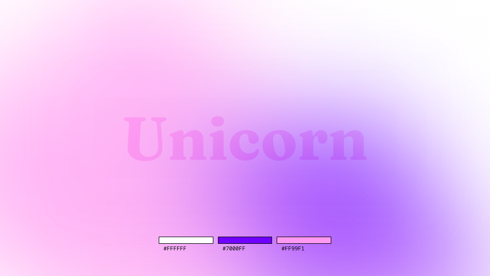 Unicorn Gradient Background and Theme - Plus AI