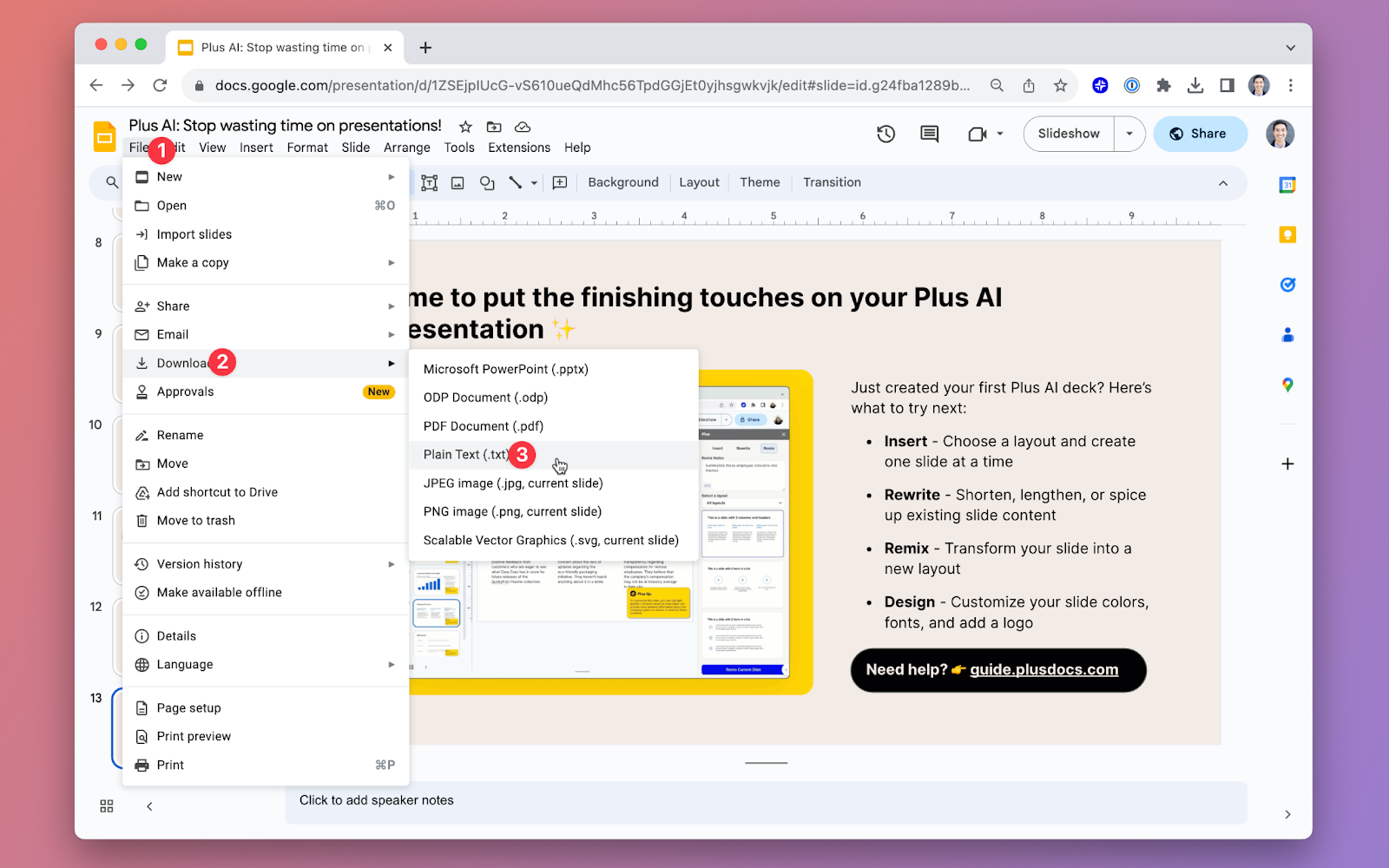 How To Check Word Count On Google Slides Plus