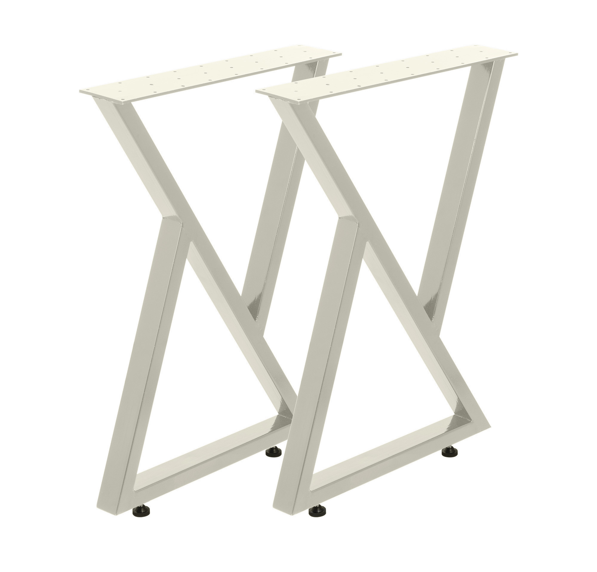 Hourglass Style Frame Table Legs Workbench Table Legs (Pair) TL004