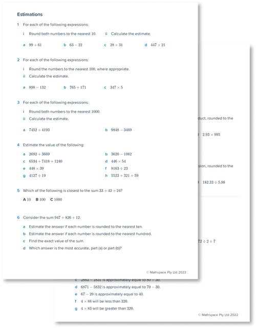 Download our free mathematics worksheets for the IB MYP