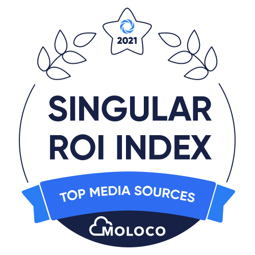 A Top Media Source in 2021 Singular ROI Index Report | Moloco