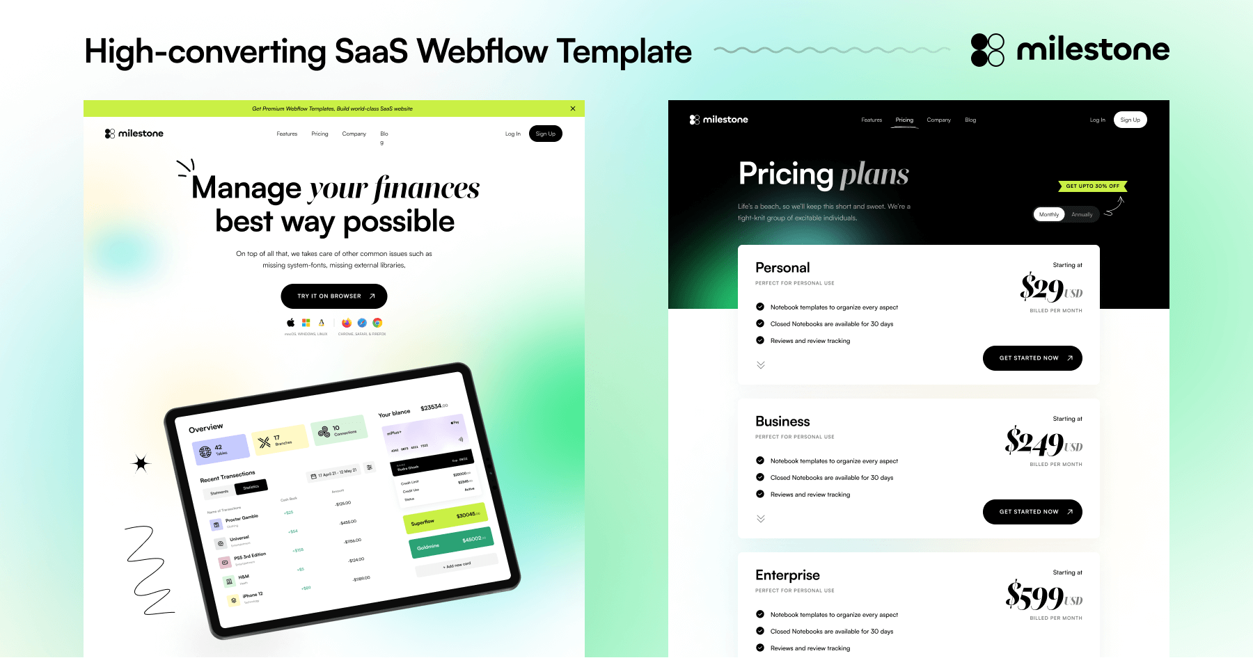 Order Confirmation | Milestone Plus - Webflow Ecommerce Website Template