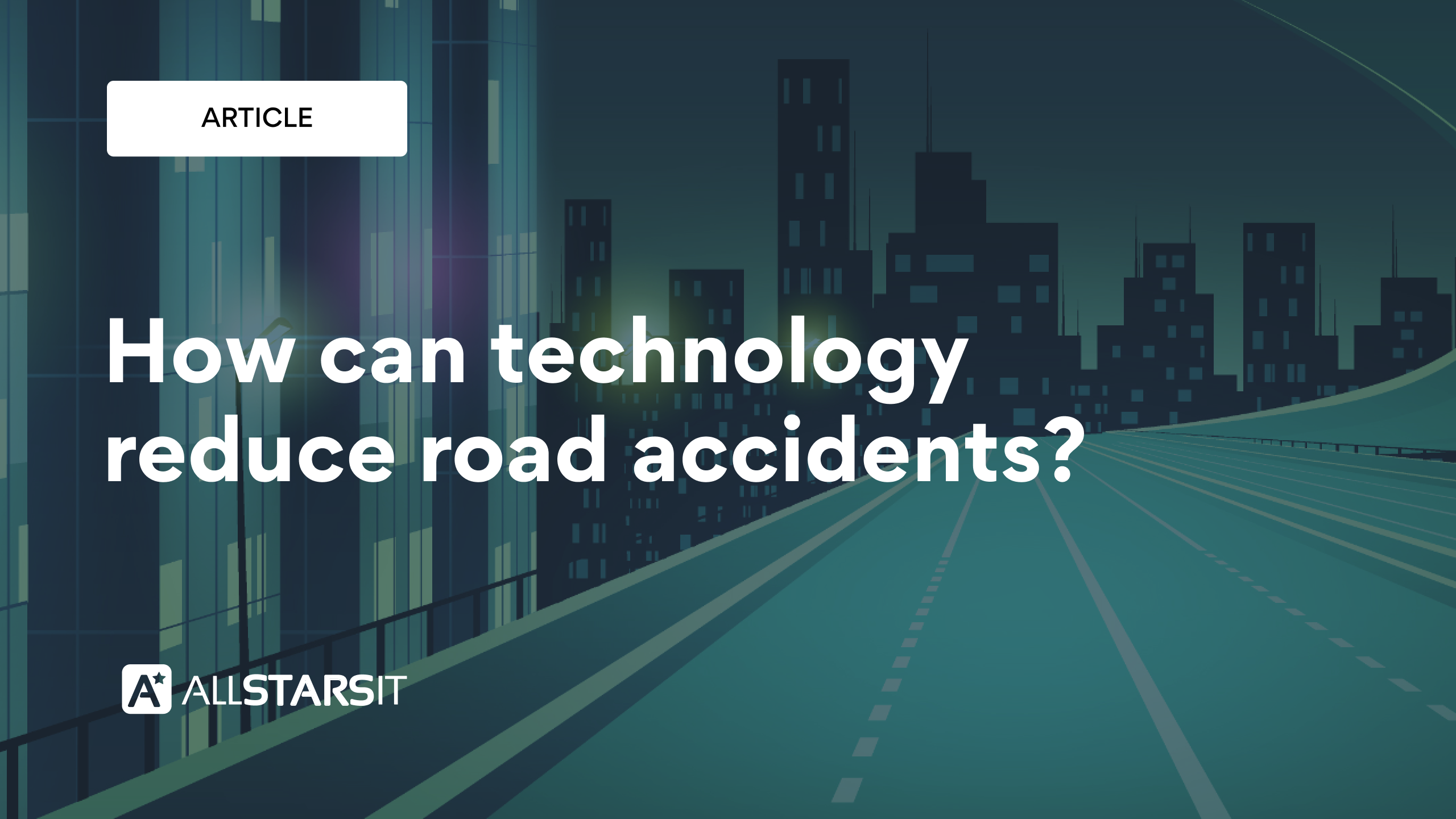 How can technology reduce road accidents?