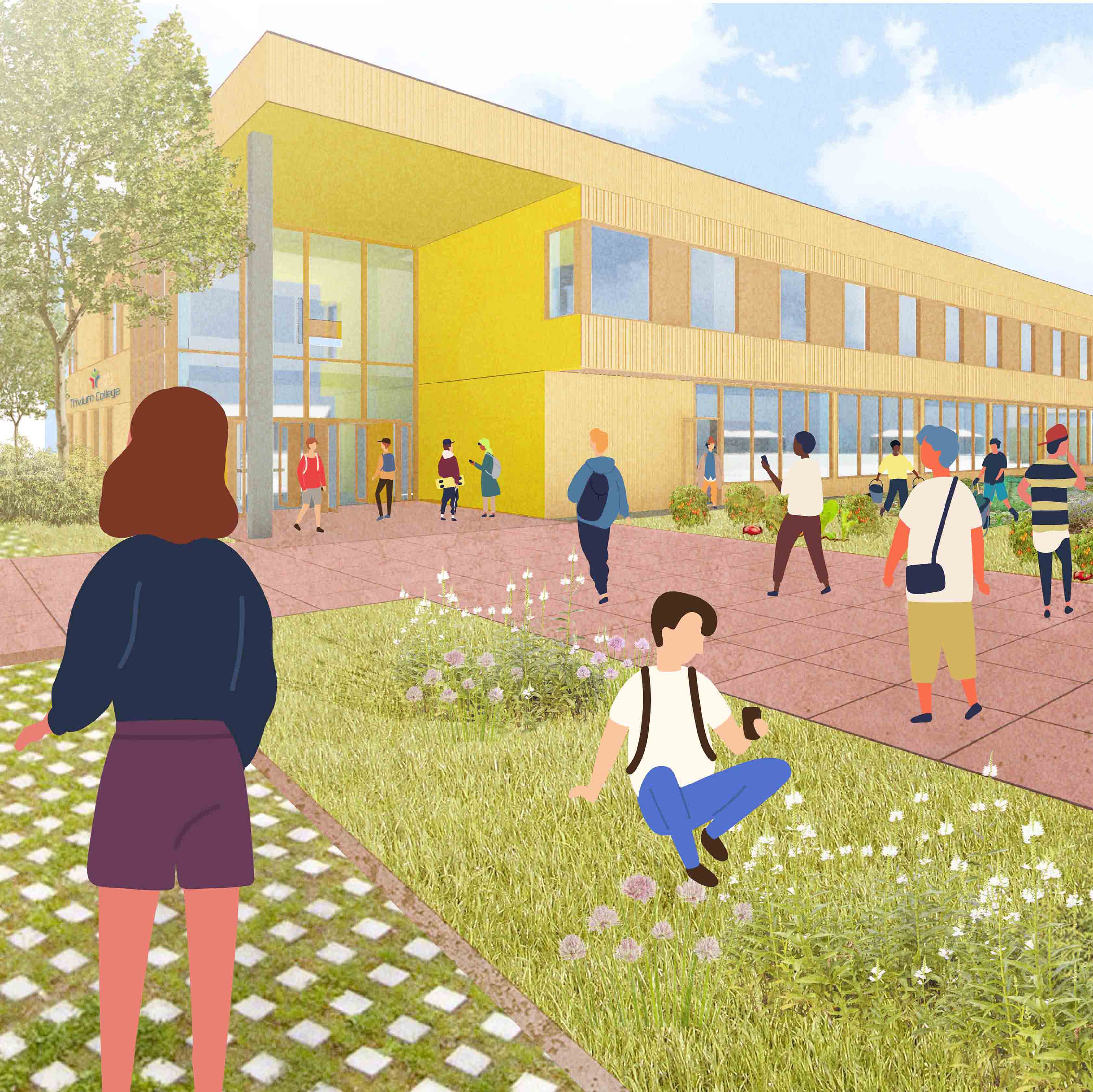 VMBO Trivium College | SVP architectuur en stedenbouw - Een flexibel ...