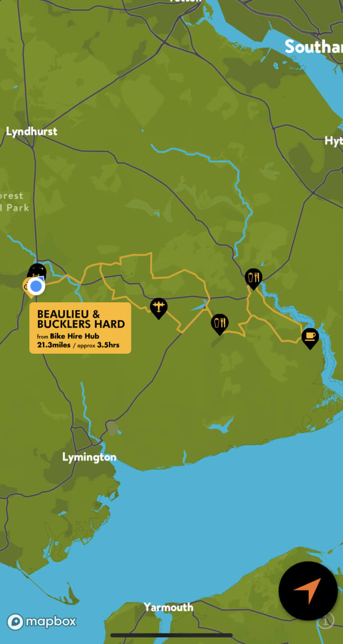 Beaulieu & Buckler's Hard Route - Cyclexperience