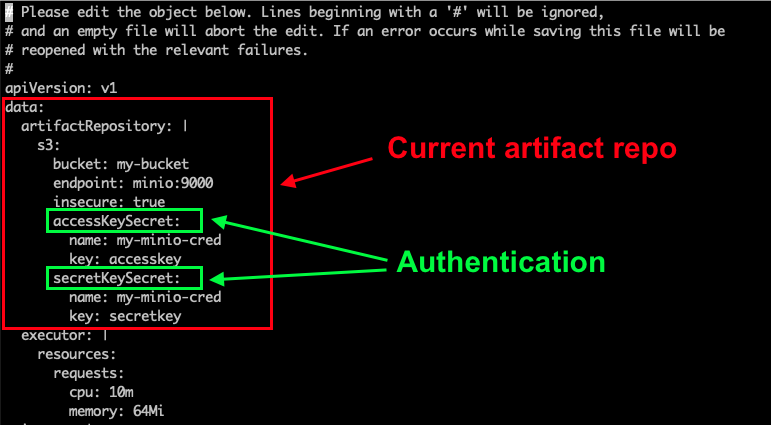 How to Configure an Artifact Repo for Argo Workflows