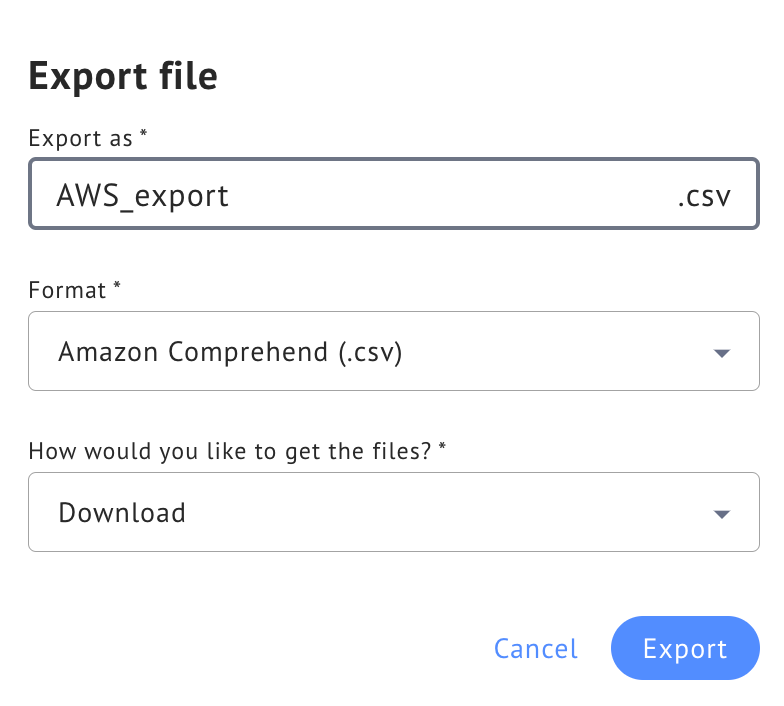 Build a Model using Amazon Comprehend