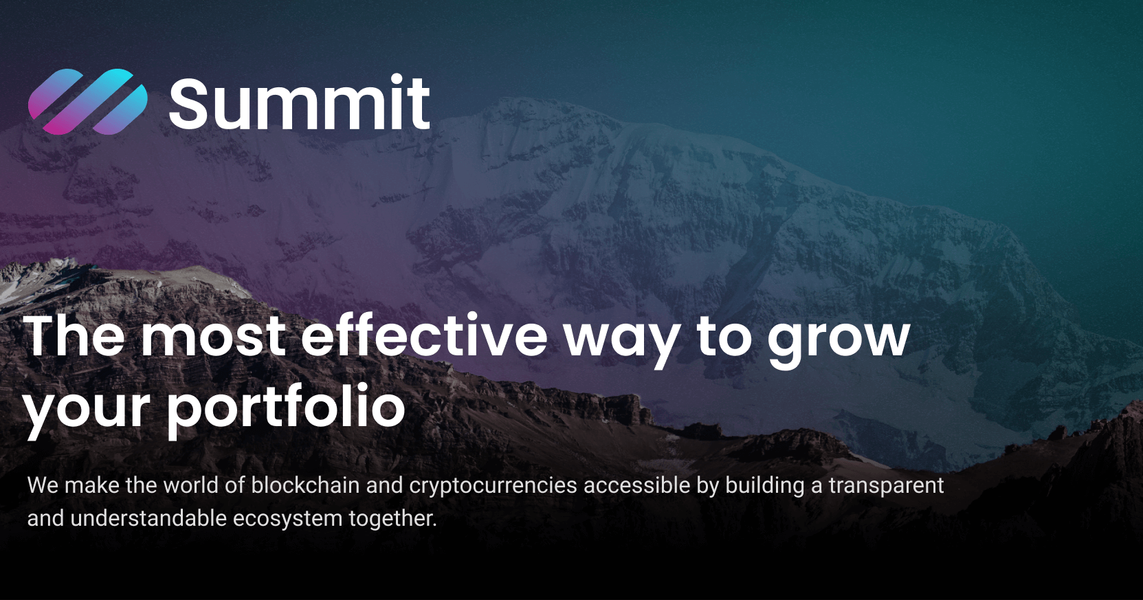 Summit - The most effective way to grow your portfolio