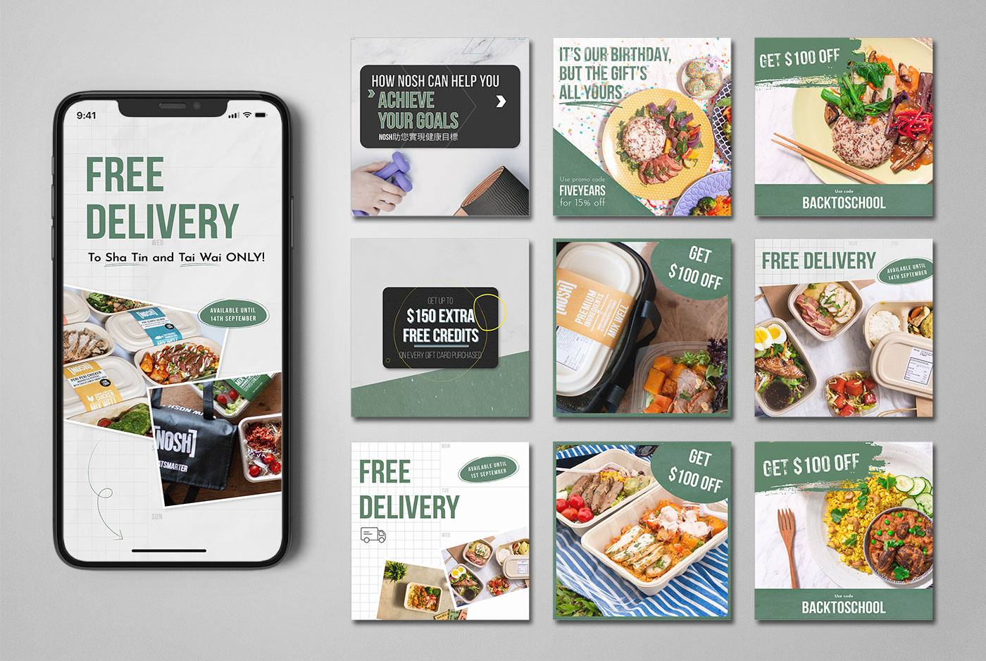 Work | NOSH – Redefining meal delivery in ultra-competitive Hong Kong.