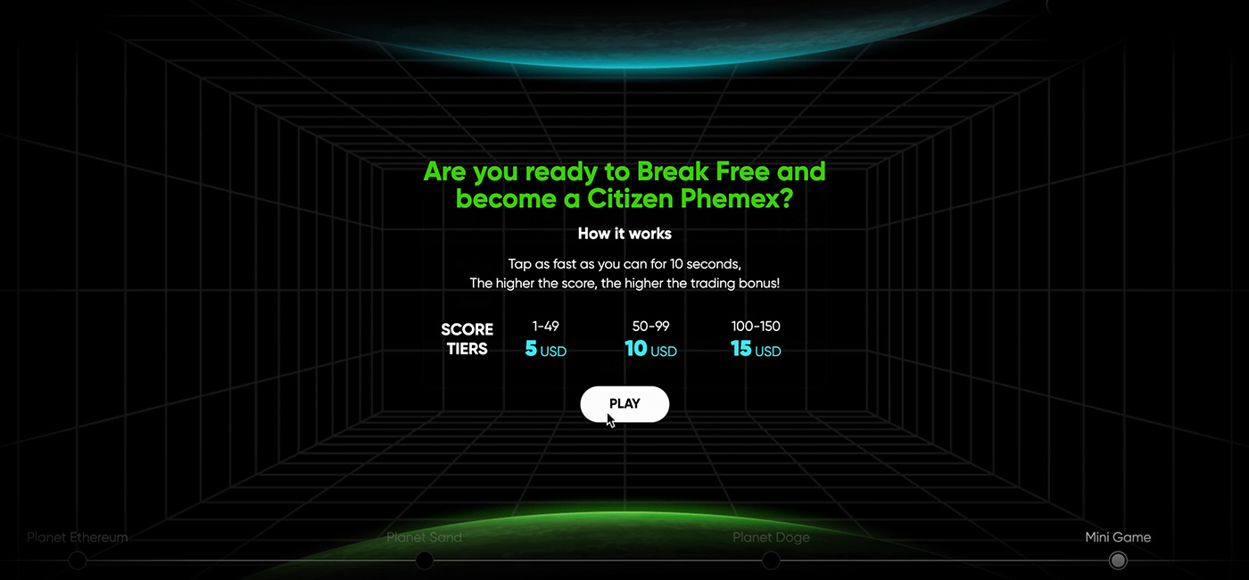 Work | Phemex - Brand revamp for a fast growing industry.