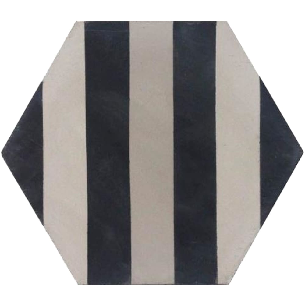 Hexagon Indigo Cement Tiles Collection - Heritage Cement Tile