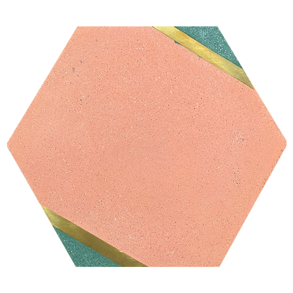 Brass Inlay Cement Tiles From Lioness Tiles