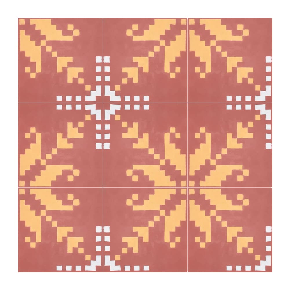 Lioness Tile Collection | Handcrafted Cement Tiles | Bedazzled