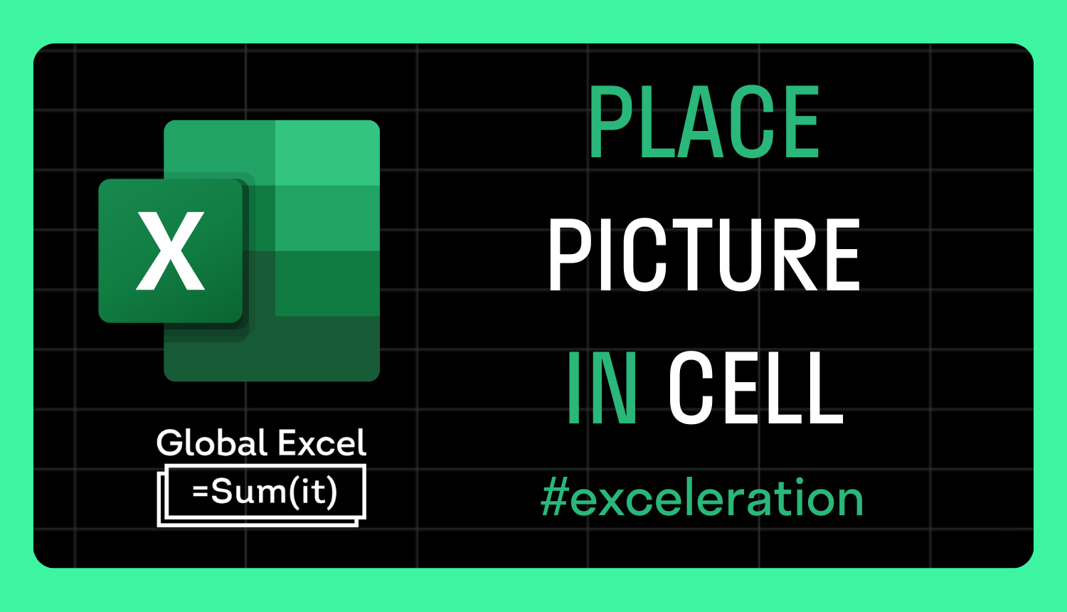 Excel gets improved in-cell image support | Global Excel Summit | Microsoft Excel Conference
