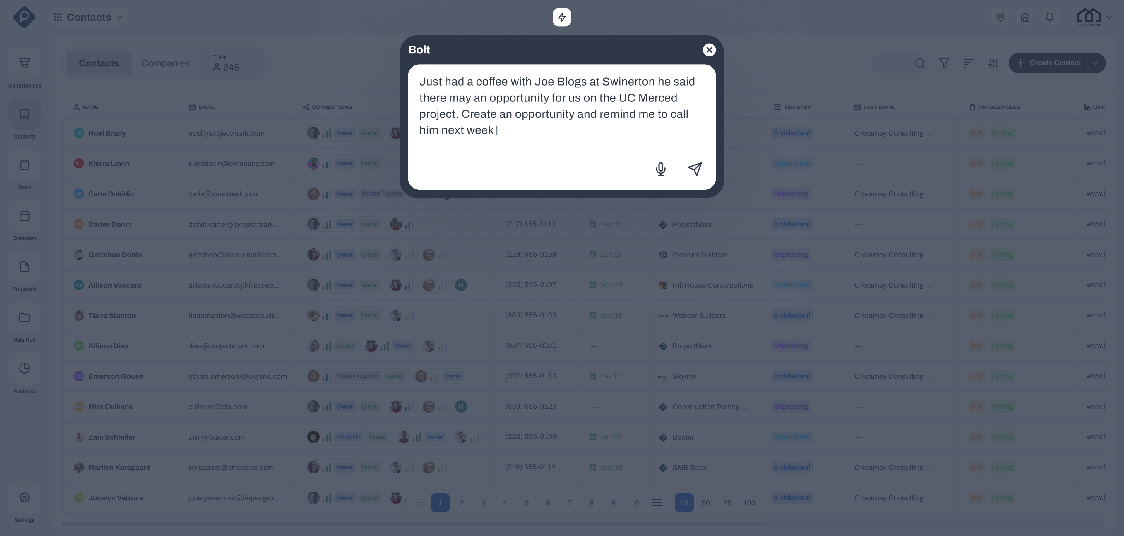The CRM built for Construction