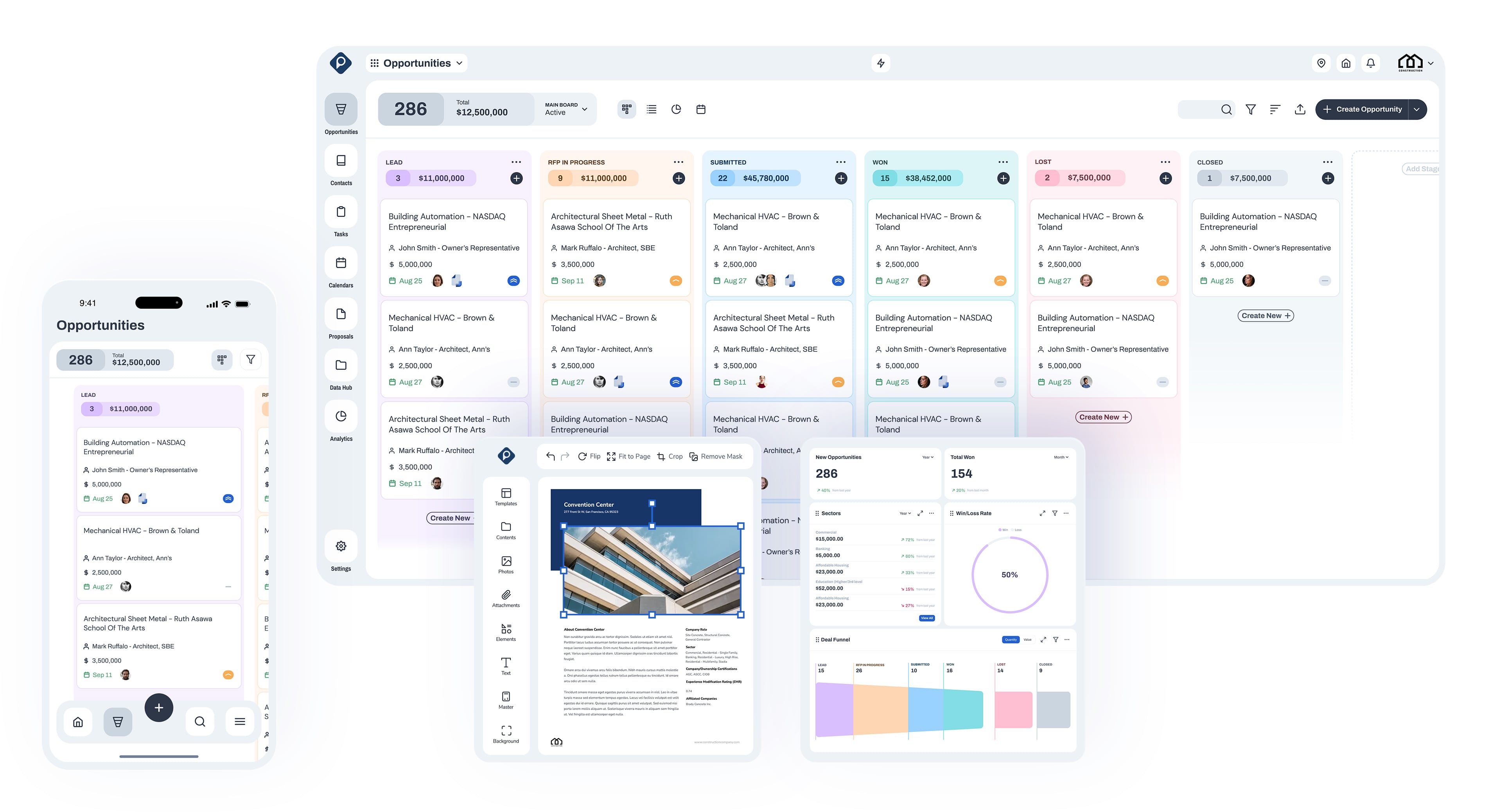 The CRM built for Construction