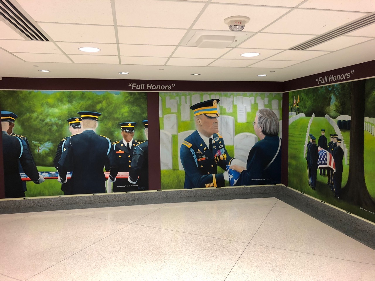 FULL HONORS series of paintings now at the Pentagon | Steve Alpert ...