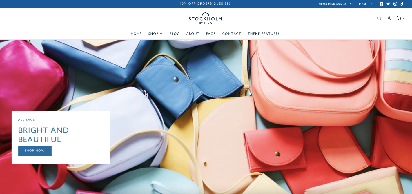 Shopify Envy Theme: A Complete Review 2023