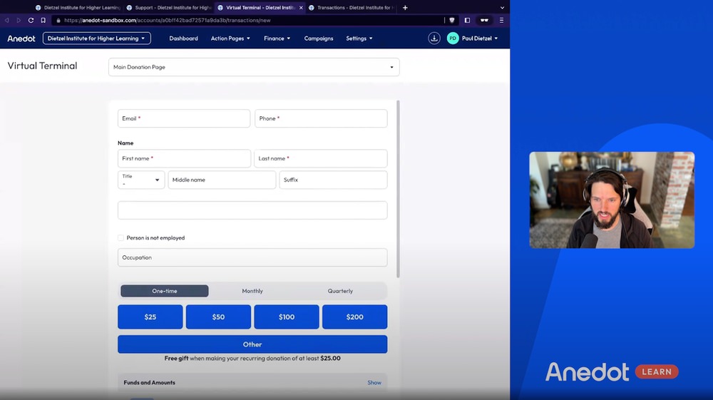 Anedot Learn: January 2023 Product Update | Anedot