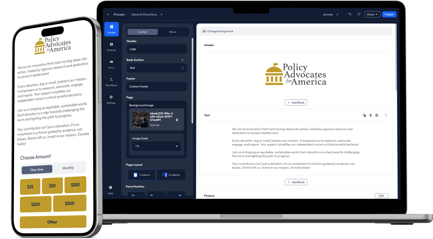 Raise More Money and Win Political Campaigns | Anedot