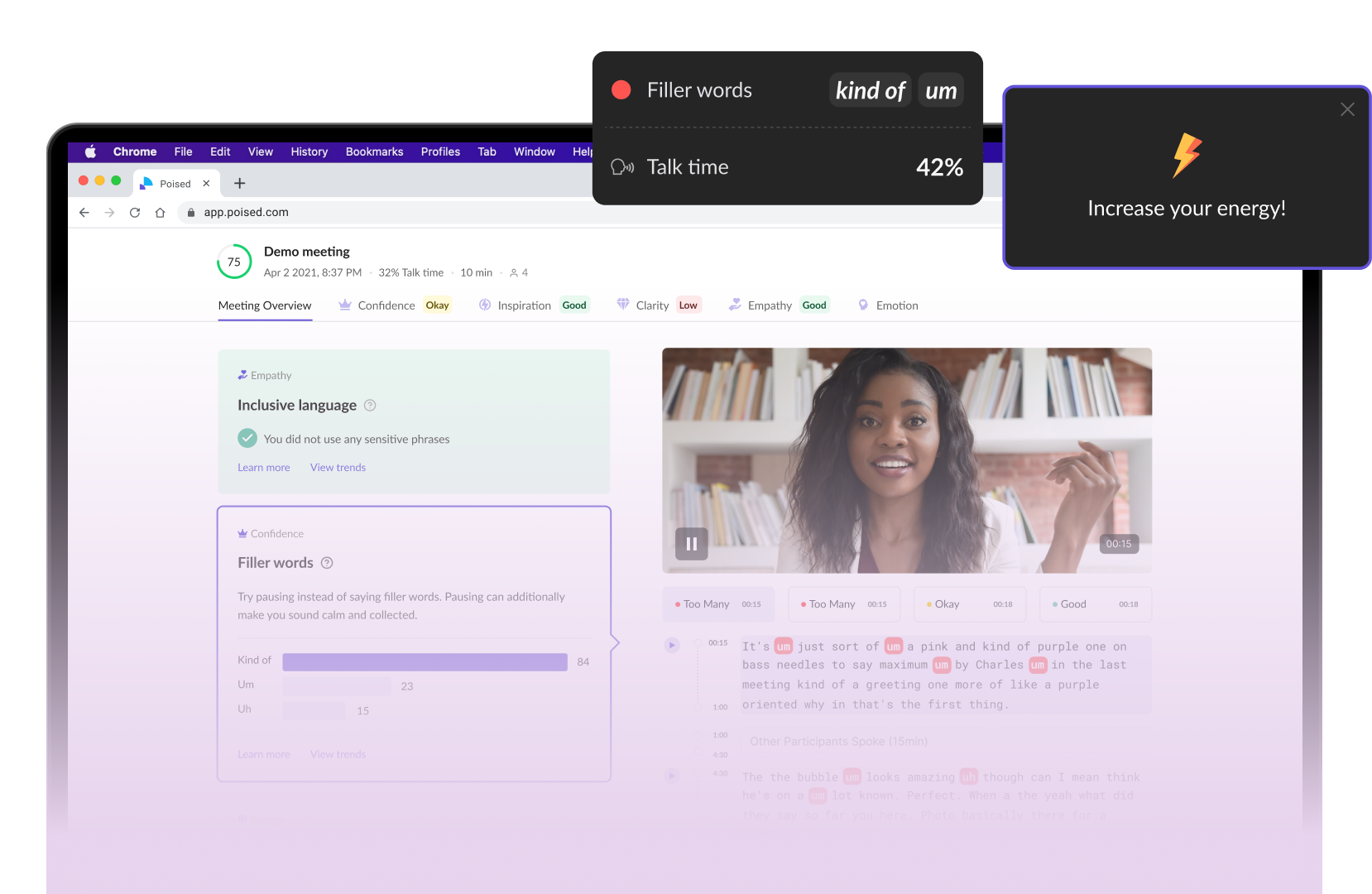 Poised: AI-Powered Communication Coach