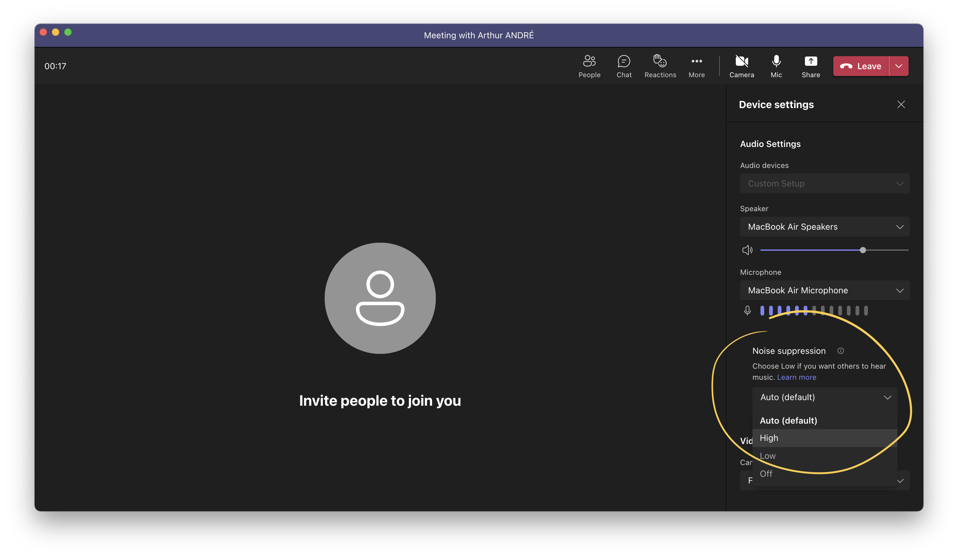 How to reduce background noise during video calls?