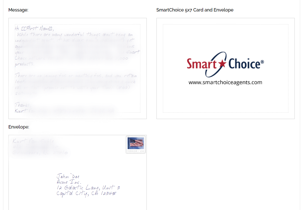 Smart Choice- Handwritten Cards and Notes | IgnitePOST.com