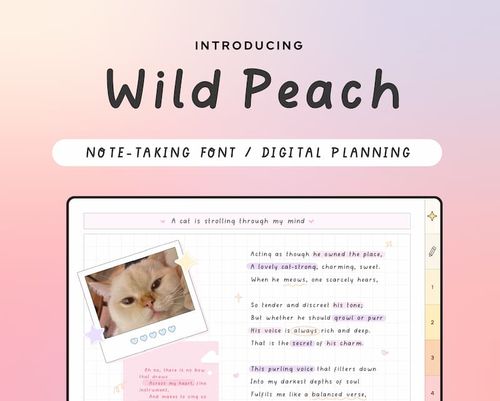 Free font - Cute Notes