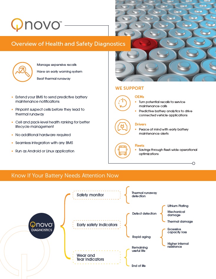 Overview of Battery Health and Safety Diagnostics