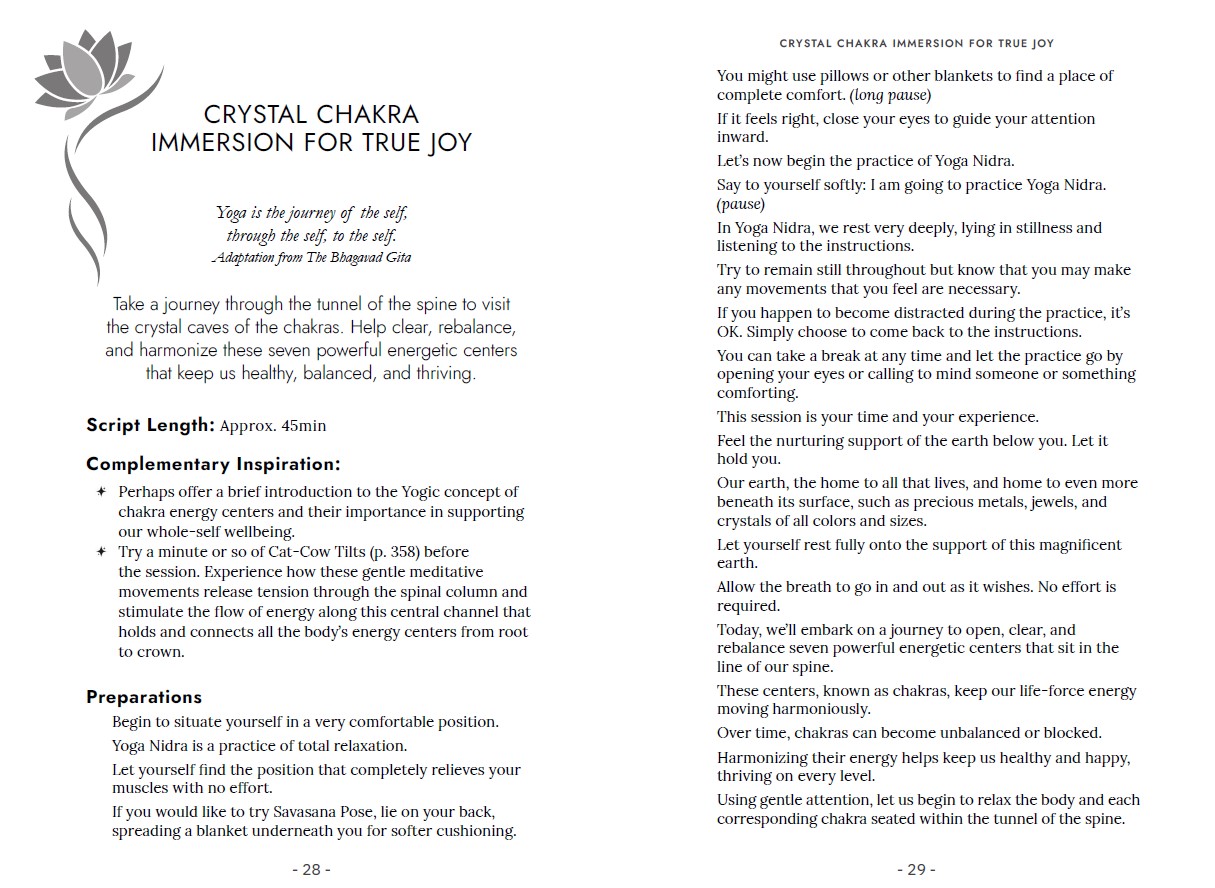 New! Yoga Nidra Scripts for Effortless Facilitation