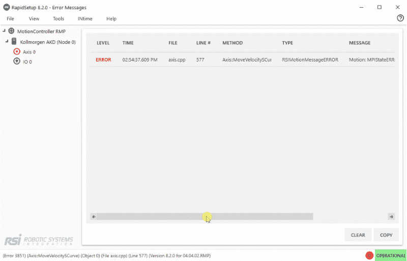 RSI Blog - Improved RapidSetup Error Screen