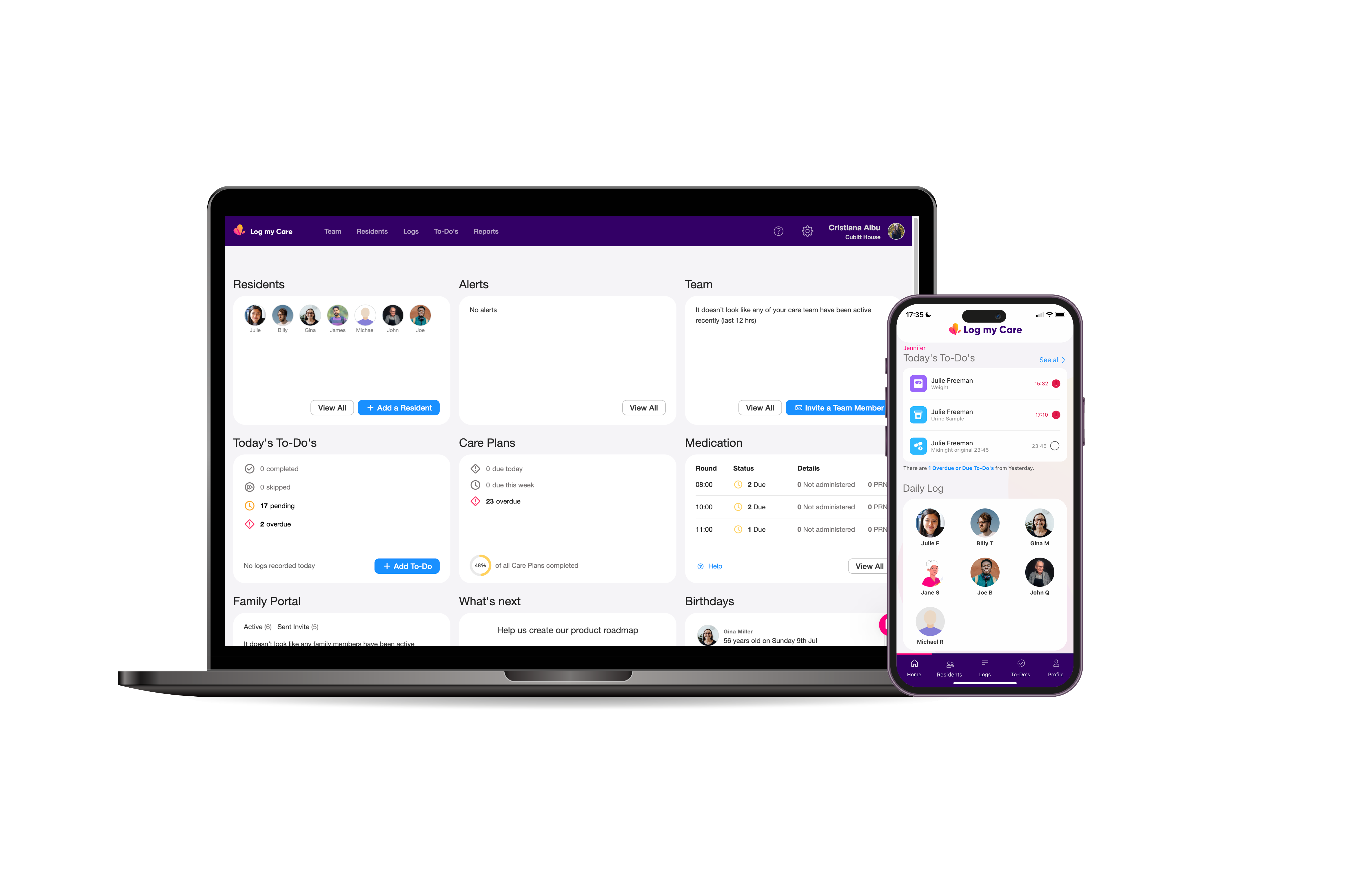Paper to digital | Log my Care