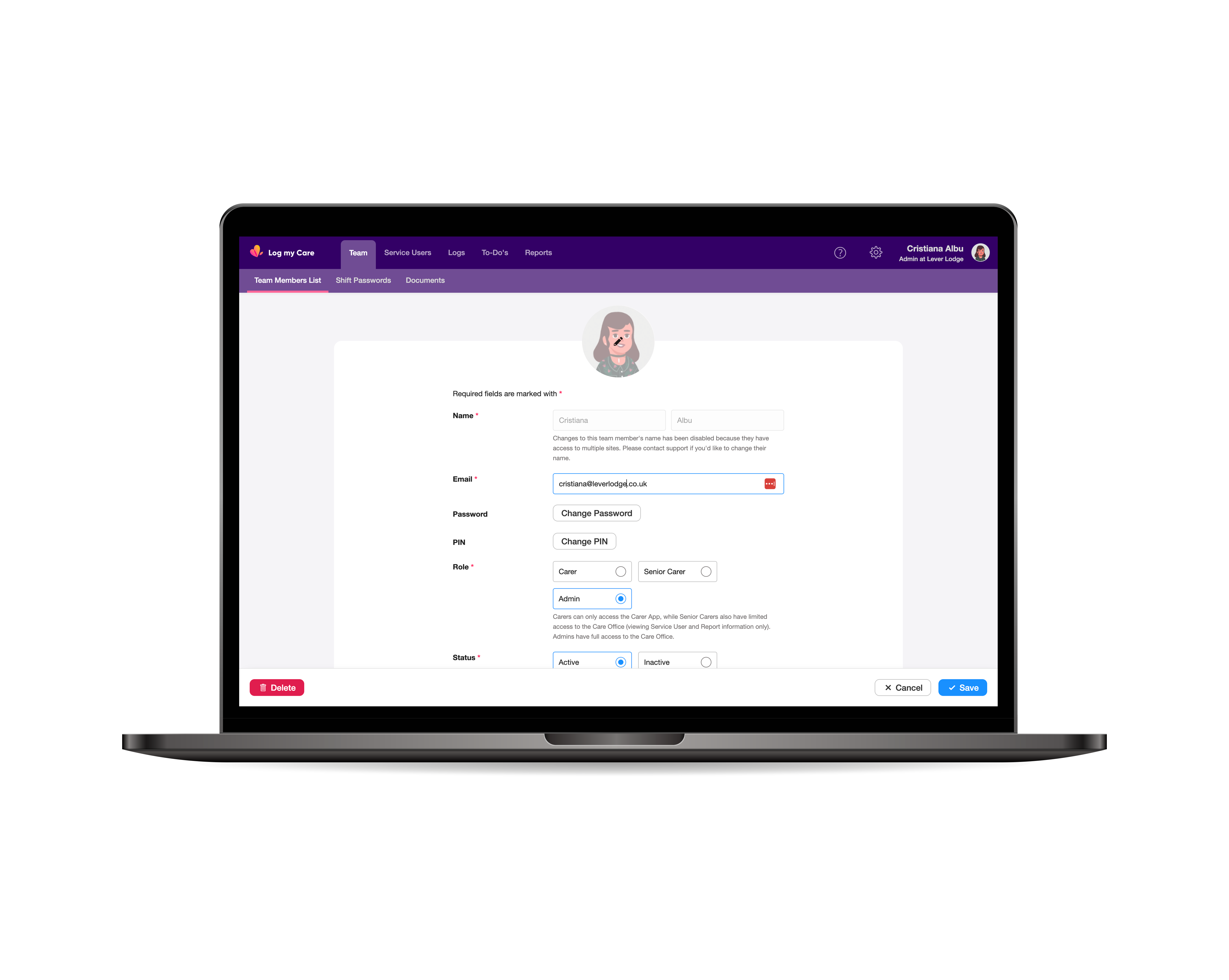 Care management software for small providers | Log my Care
