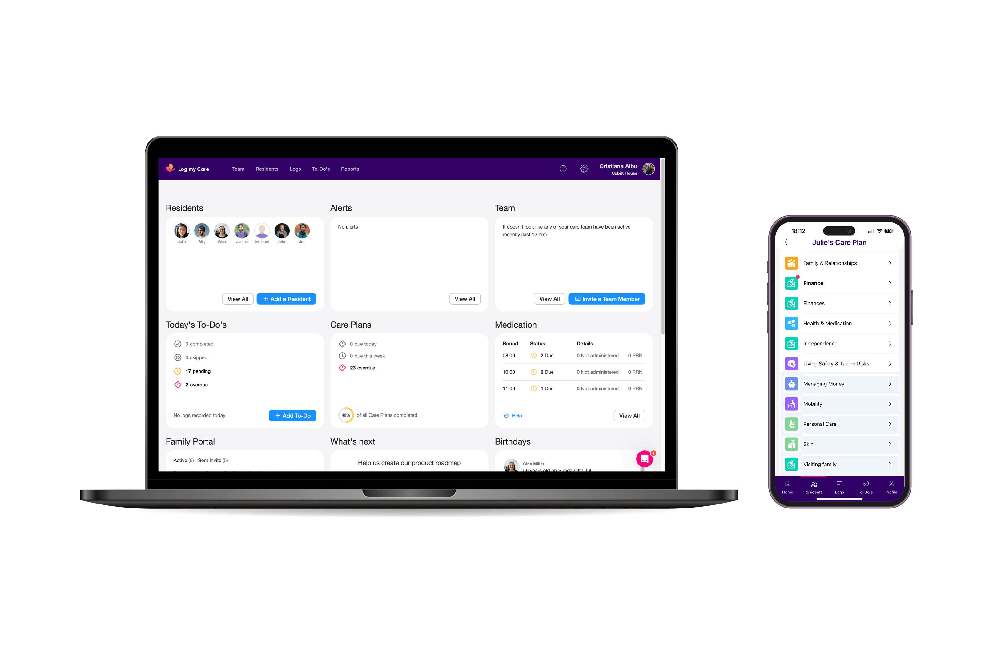 Care management software for small providers | Log my Care