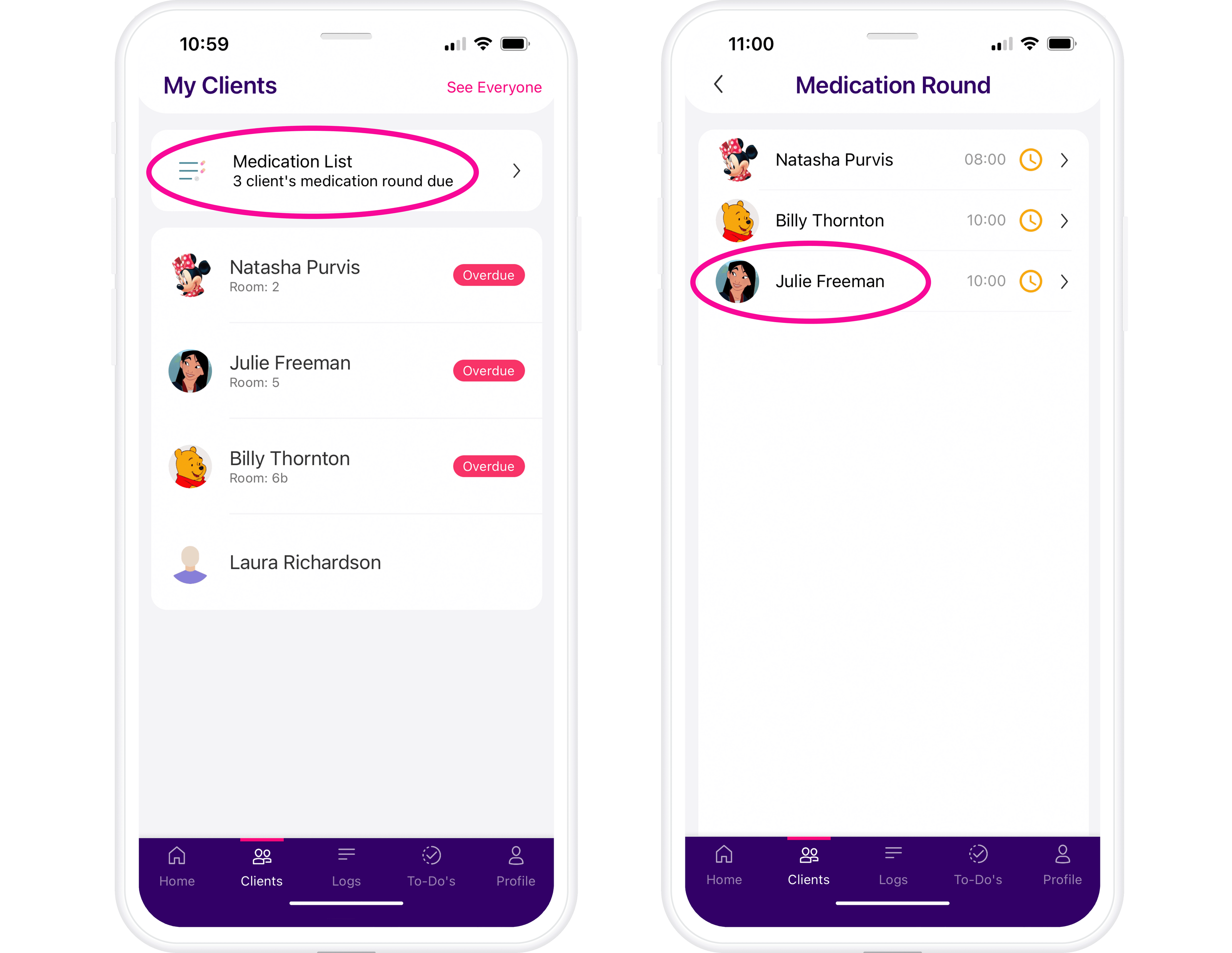 Electronic MAR (eMAR) charts | Log my Care