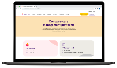 Legacy systems to Log my Care | Log my Care