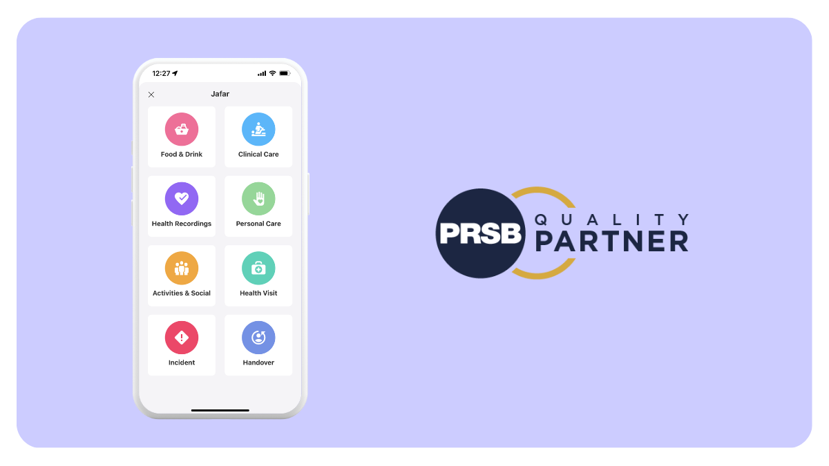 We’re a Quality Partner of the PRSB | Log my Care
