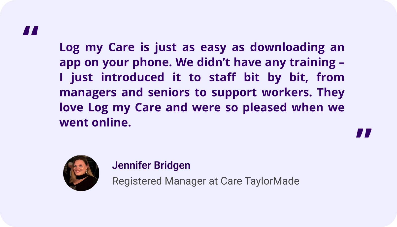 From Good to Outstanding with Log my Care | Log my Care