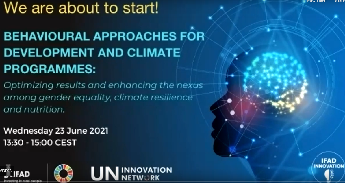 UNIN | Innovation Library | Behavioural Approaches for Development and Climate Programmes