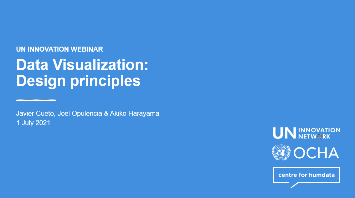 UNIN | Innovation Library | Data Visualisation 101 - Design Principles ...