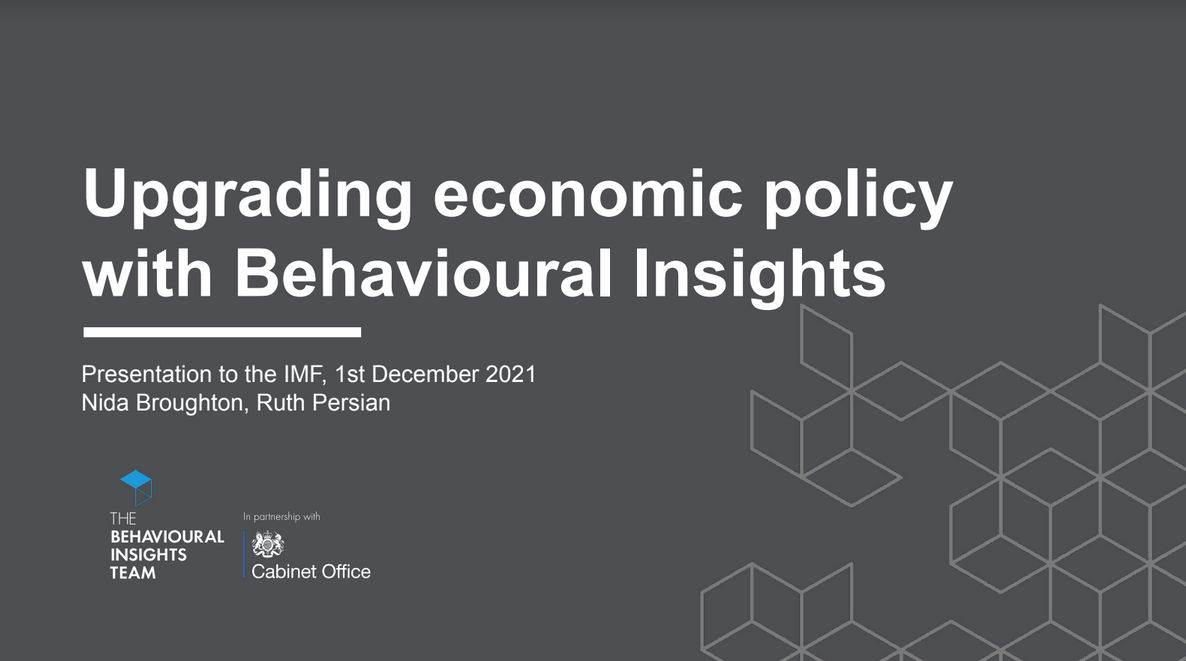UNIN | Innovation Library | Designing Policies that Work – Behavioral ... UNIN | Innovation Library | Designing Policies that Work – Behavioral ...
