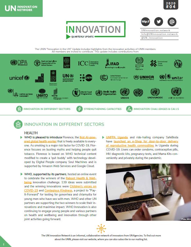 UNIN | Innovation Library | UN Innovation Update (Q3 2020)