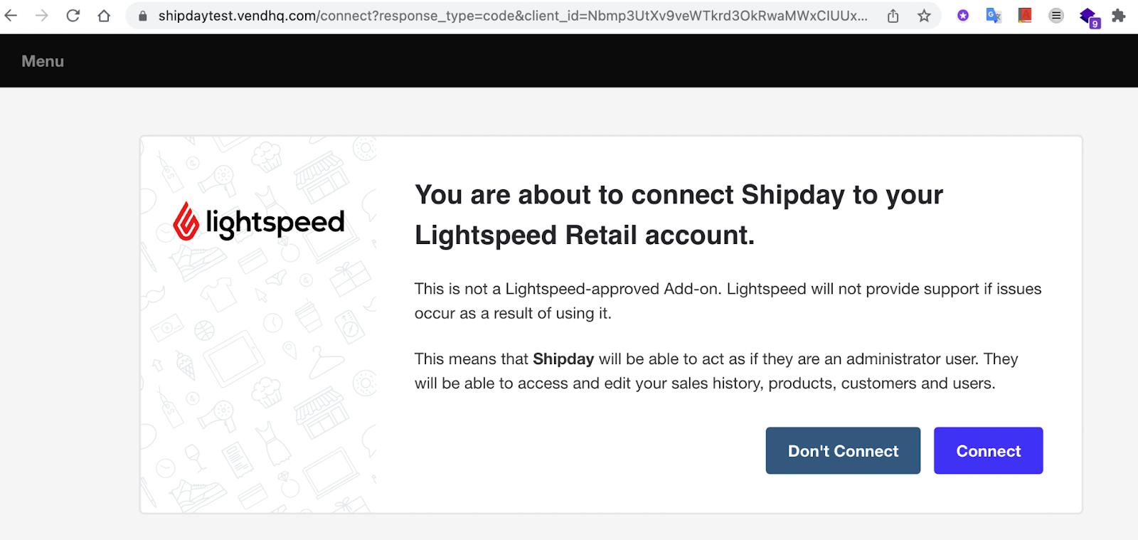 Shipday integration with Lightspeed